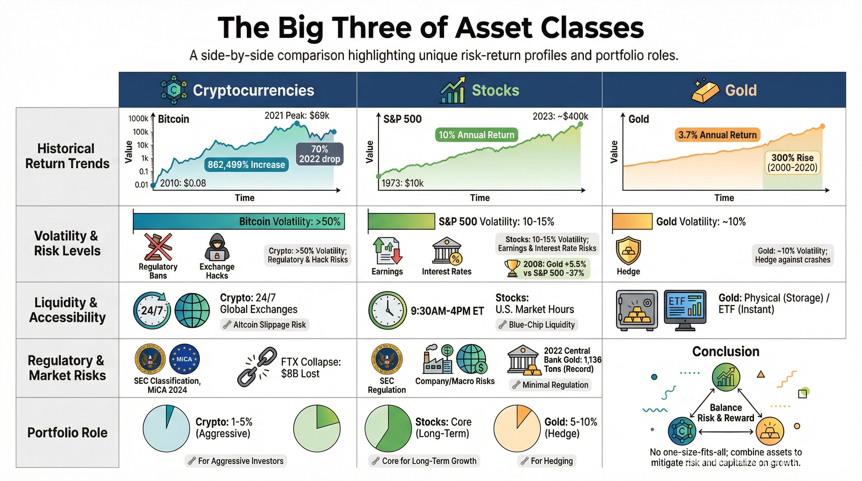 The Big Three of Asset Classes: Comparing Cryptocurrencies, Stocks, and ...